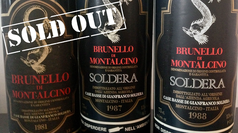 Soldera: Brunello di Montalcino Through the Ages 1981-2006 | Vinous ...