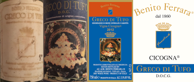 Benito Ferrara Greco di Tufo Vigna Cicogna: 2008-2015 (Nov 2016 ...