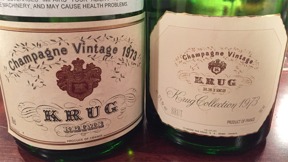 Cellar Favorites: 1973 Krug Vintage & Krug Collection (Apr 2017 ...