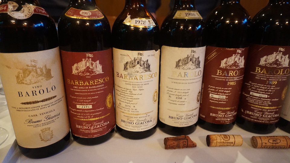 Vinous Tasting Group - The Wines of Bruno Giacosa (Aug 2017) | Vinous ...