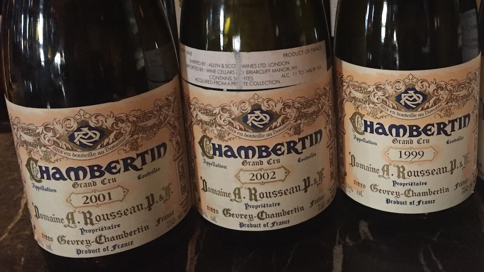 Domaine Armand Rousseau: Chambertin 1988 - 2002 (Aug 2017) | Vinous ...