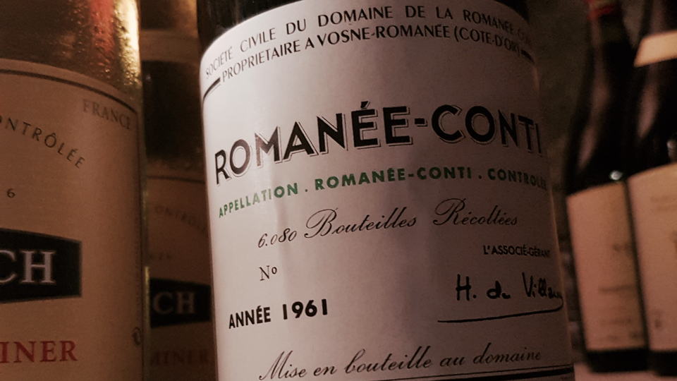 Cellar Favorite: 1961 Domaine de la Romanée-Conti Grand Cru (Jun 2018 ...