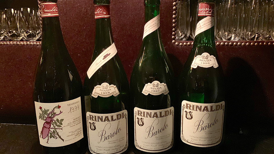 A Tribute to Beppe Rinaldi at NoMad (March 2019) | Vinous - Explore All ...