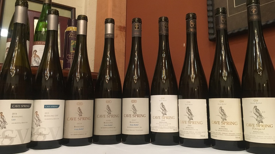 Cave Spring Cellars Riesling CSV Vineyard 1999-2016 (March 2019 ...